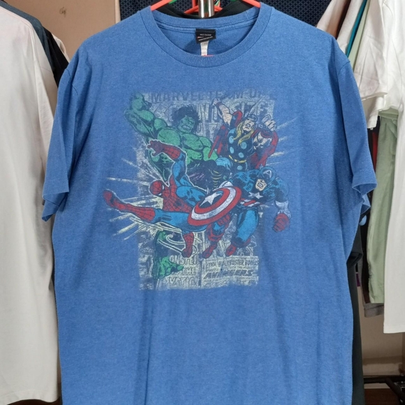 Marvel | Shirts | Marvel Avengers Comic Art Tee Shirt | Poshmark